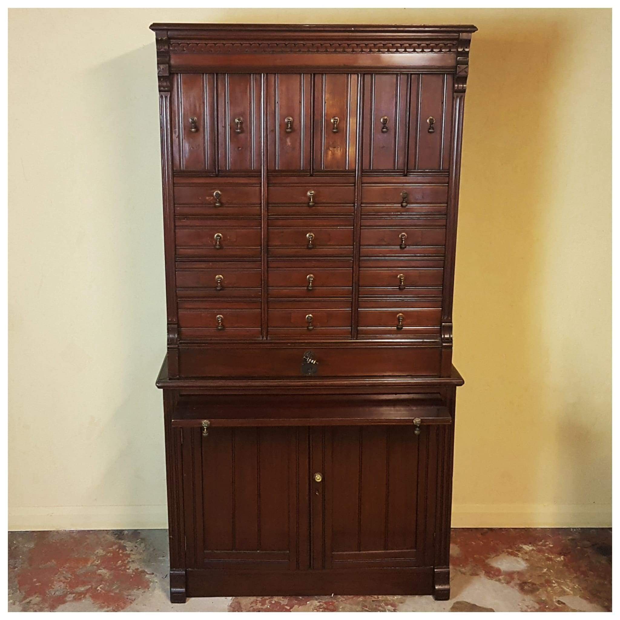 Hayles Shop - Edwardian Shannon File Co Filing Cabinet